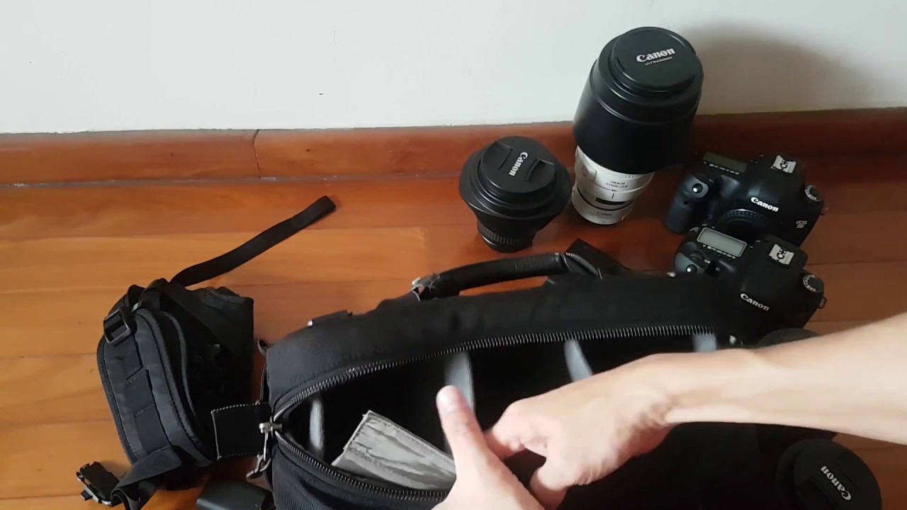 What's in my camera bag? (Think TANK Urban Disguise 40 V2 with Shoulder Harness V2) - YouTube