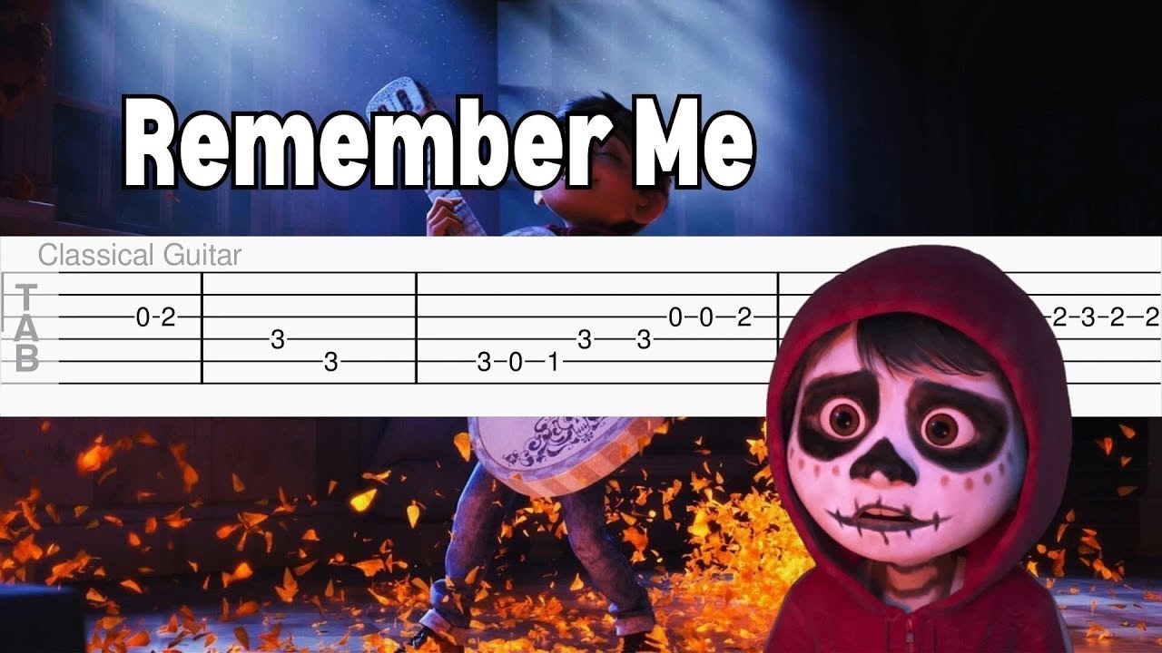 Coco - Remember Me | Easy Guitar Tabs Tutorial - YouTube