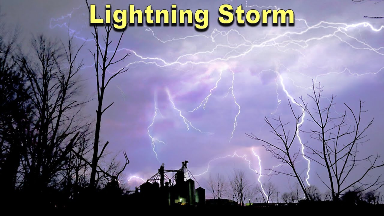 Amazing Constant LIGHTNING Strikes | Crazy Electrical Storm Ontario ...