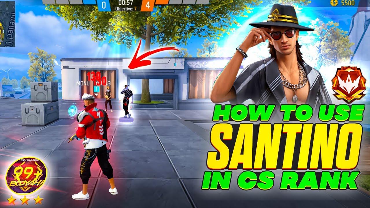 Santino free fire character ability | santino character tips and tricks ...