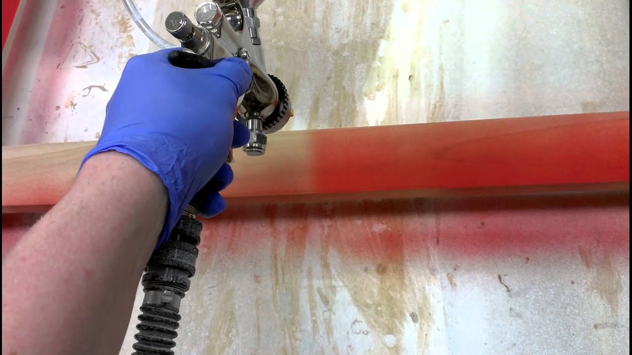 Creating A Distressed Finish An Apollo HVLP Sprayer - YouTube