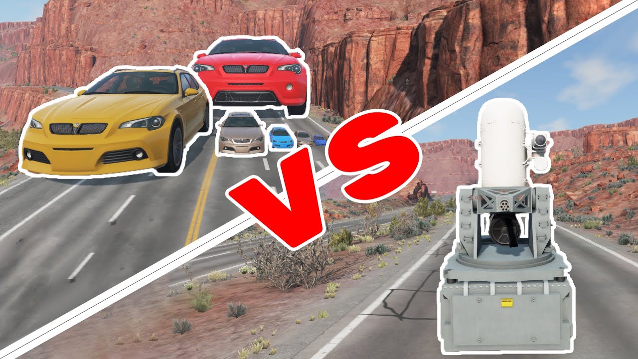 Big, Small, Tiny Cars vs Turret mk1 | BeamNG Drive #2022 #6 - YouTube