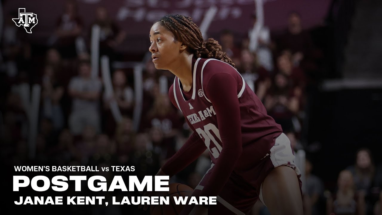 Texas Postgame: Janae Kent, Lauren Ware - YouTube