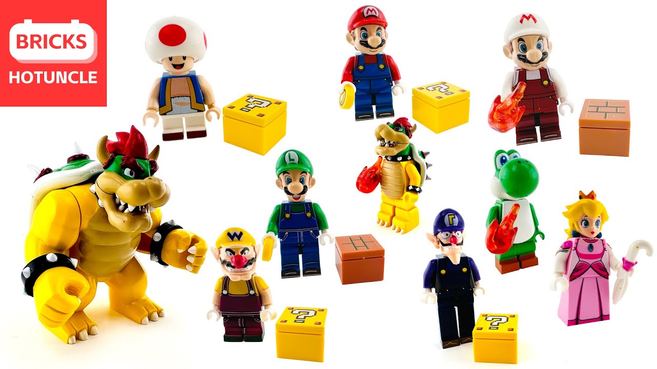 All Super Mario Minifigures Immersive Speed Build - YouTube
