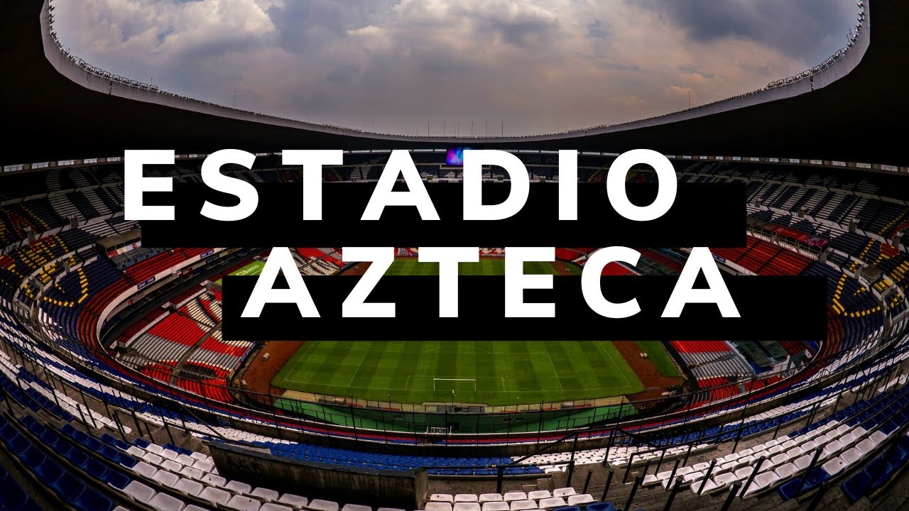Azteca Stadium At Night