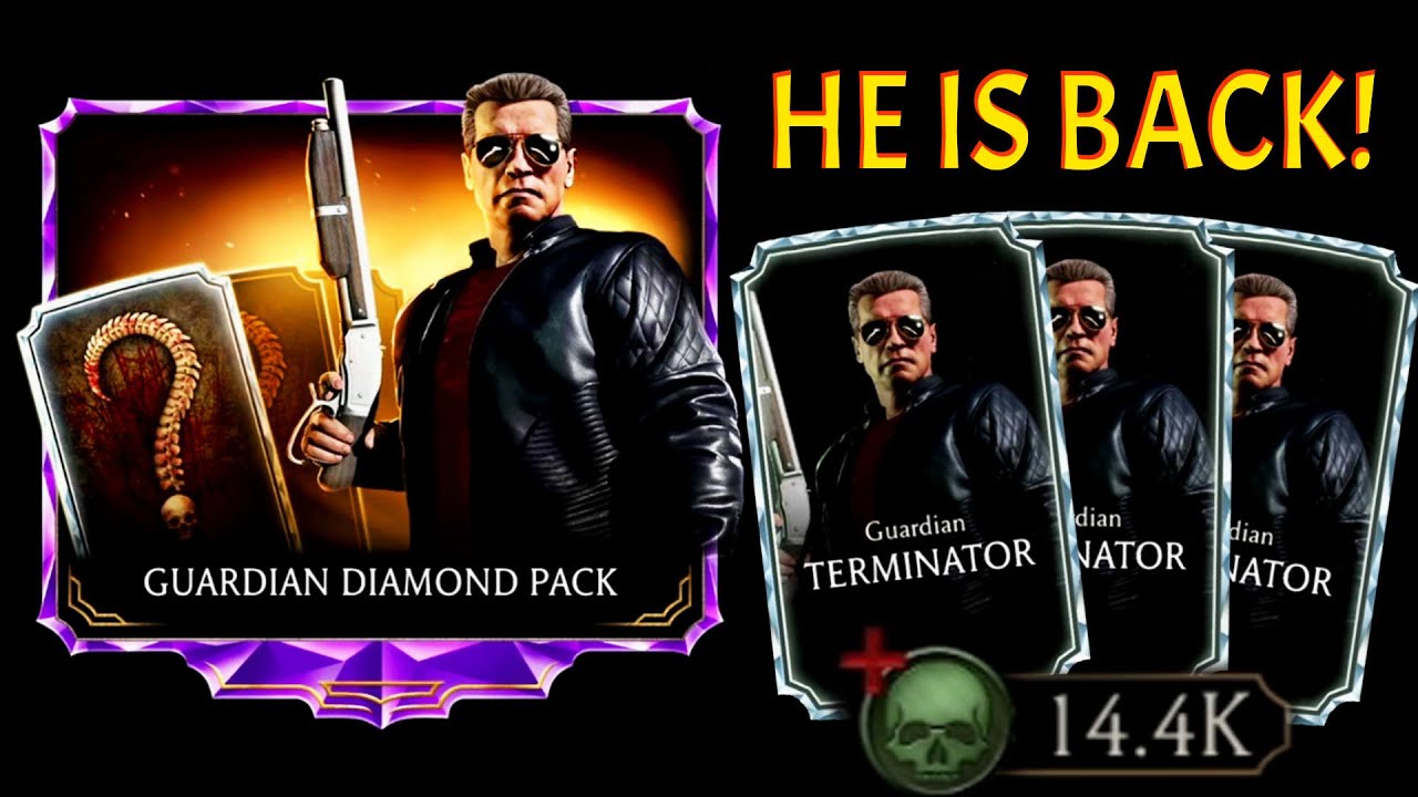 MK Mobile. Guardian Terminator is BACK! Showering My Viewer with ...