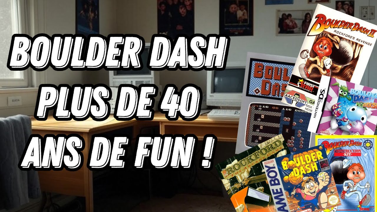 Boulder dash plus de 40 ans de fun! - YouTube