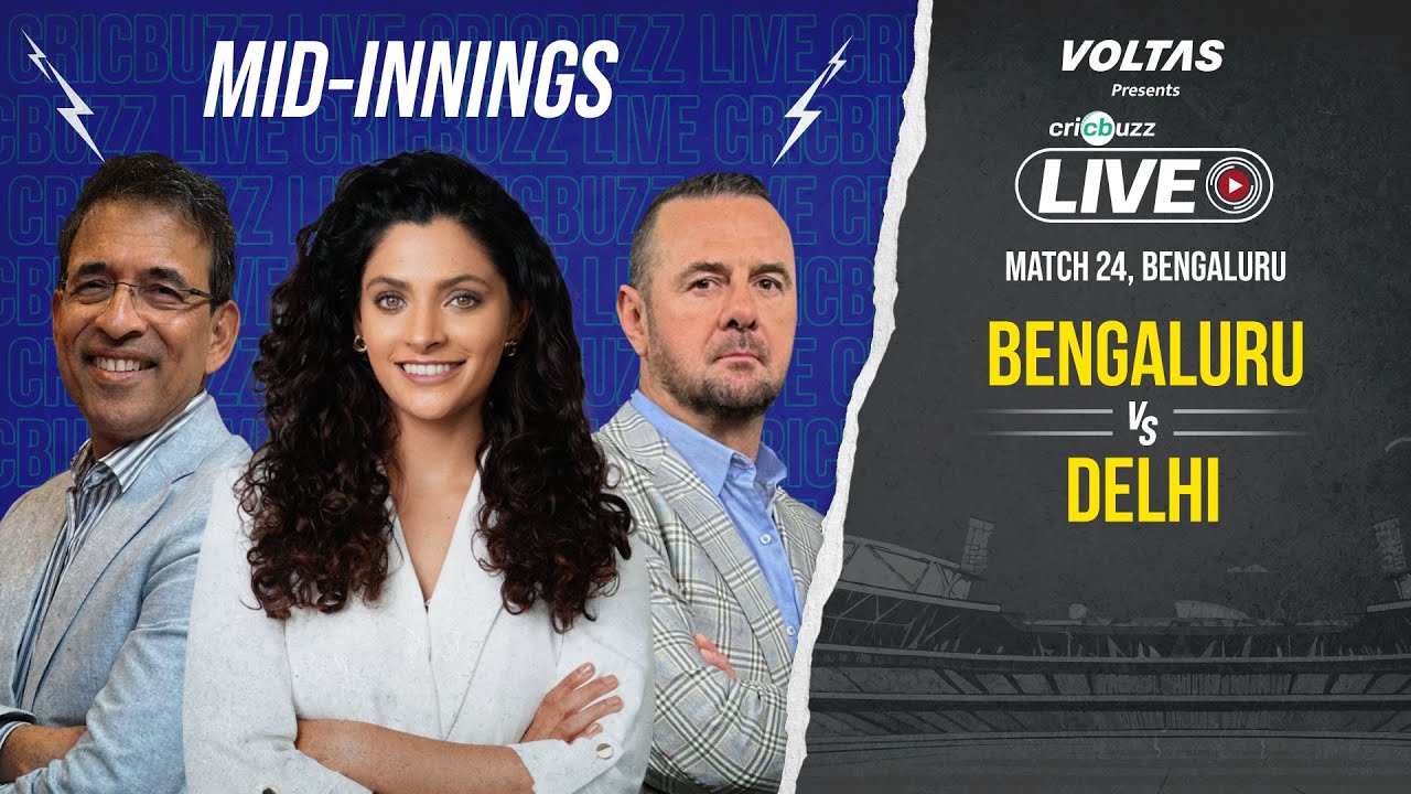 Cricbuzz Live: #IPL2025 - #Delhi restrict #Bengaluru to 163/7 - YouTube