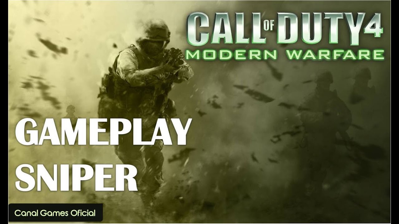 Call of Duty 4 | Gameplay Sniper - YouTube