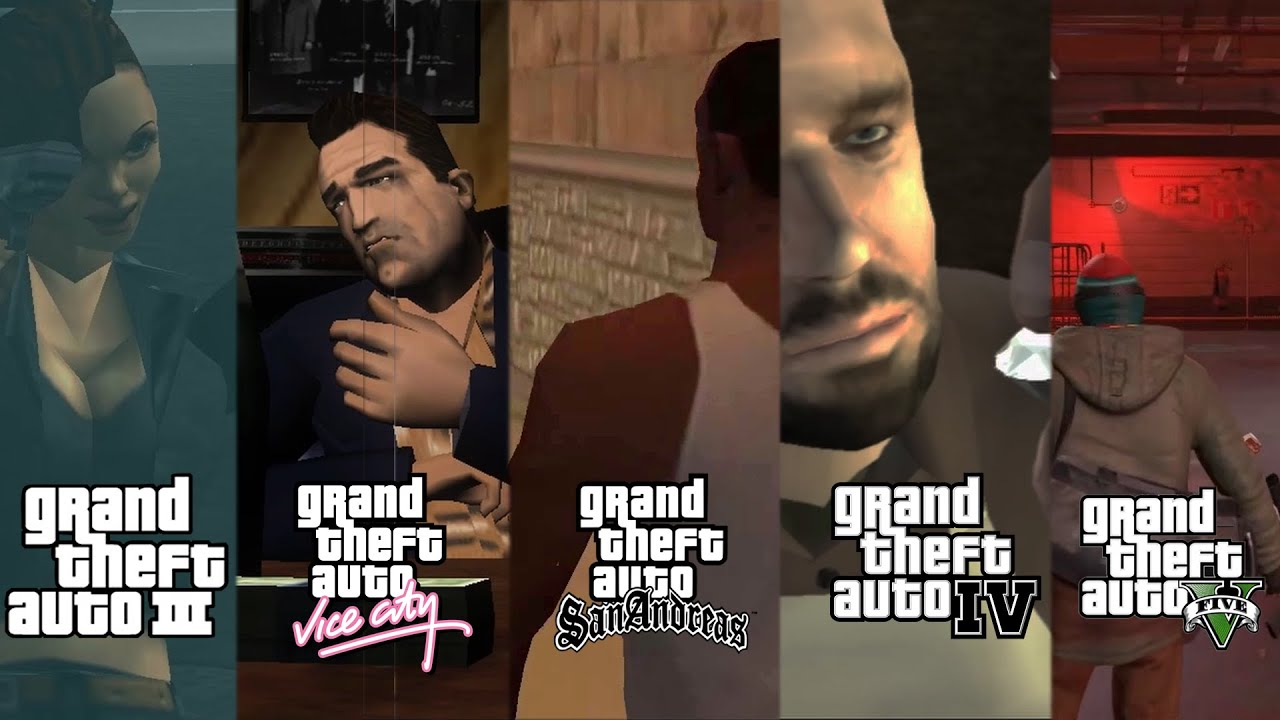 GTA III to GTA V Intro | All GTA Game Intros (2001–2013) - YouTube
