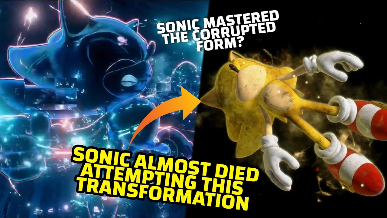 Sonic Can Now Transform to the Corrupted Sonic Form - Sonic Frontiers ...