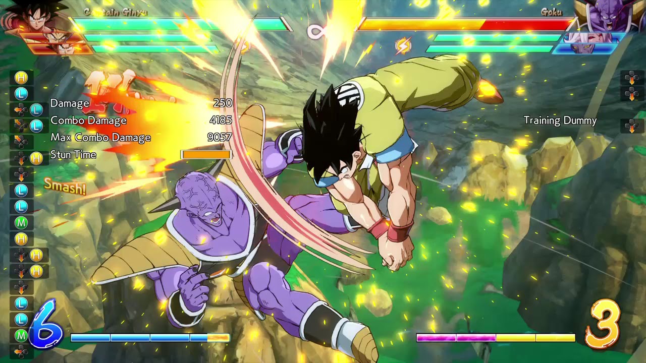 DRAGON BALL FighterZ - double base Goku combo - YouTube
