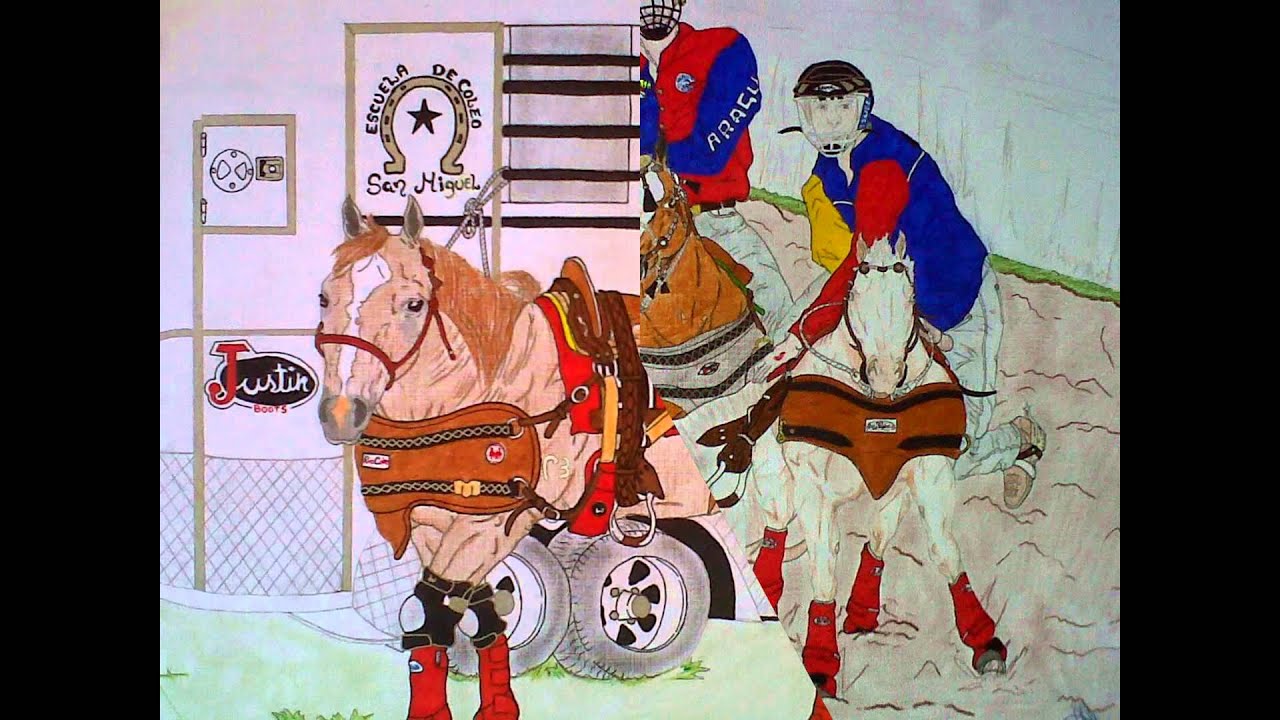 dibujos de toros coleados carlos garcia - YouTube