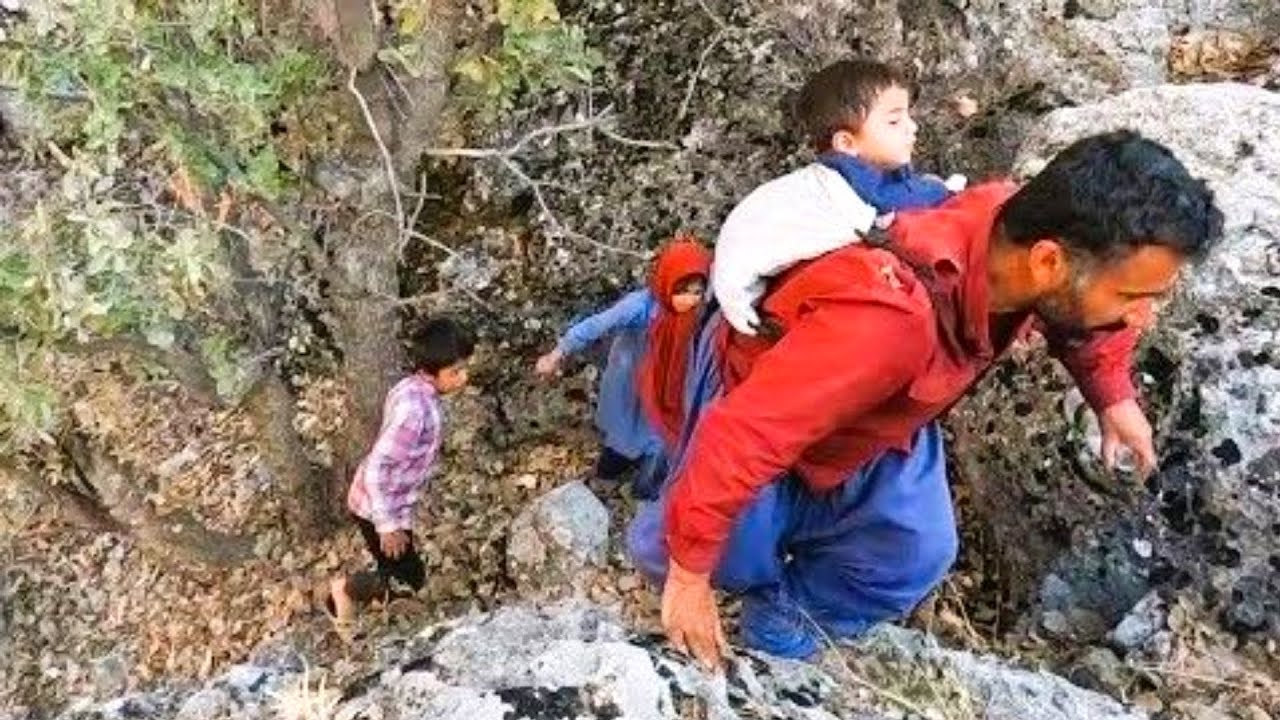 Nomadic man looking for his displaced wife in the Mountain | Rural Area ...