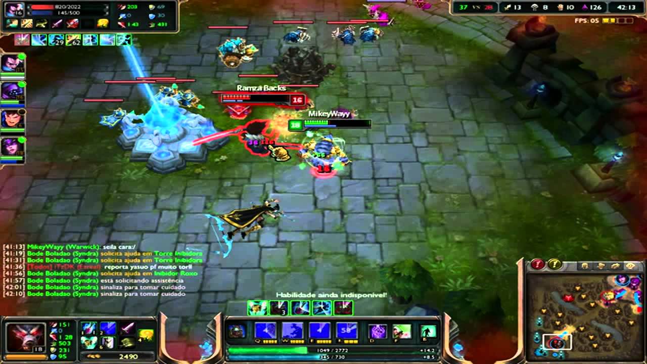 WW vs Ashe Yasuo Master yi Jarvan IV Ezreal - YouTube
