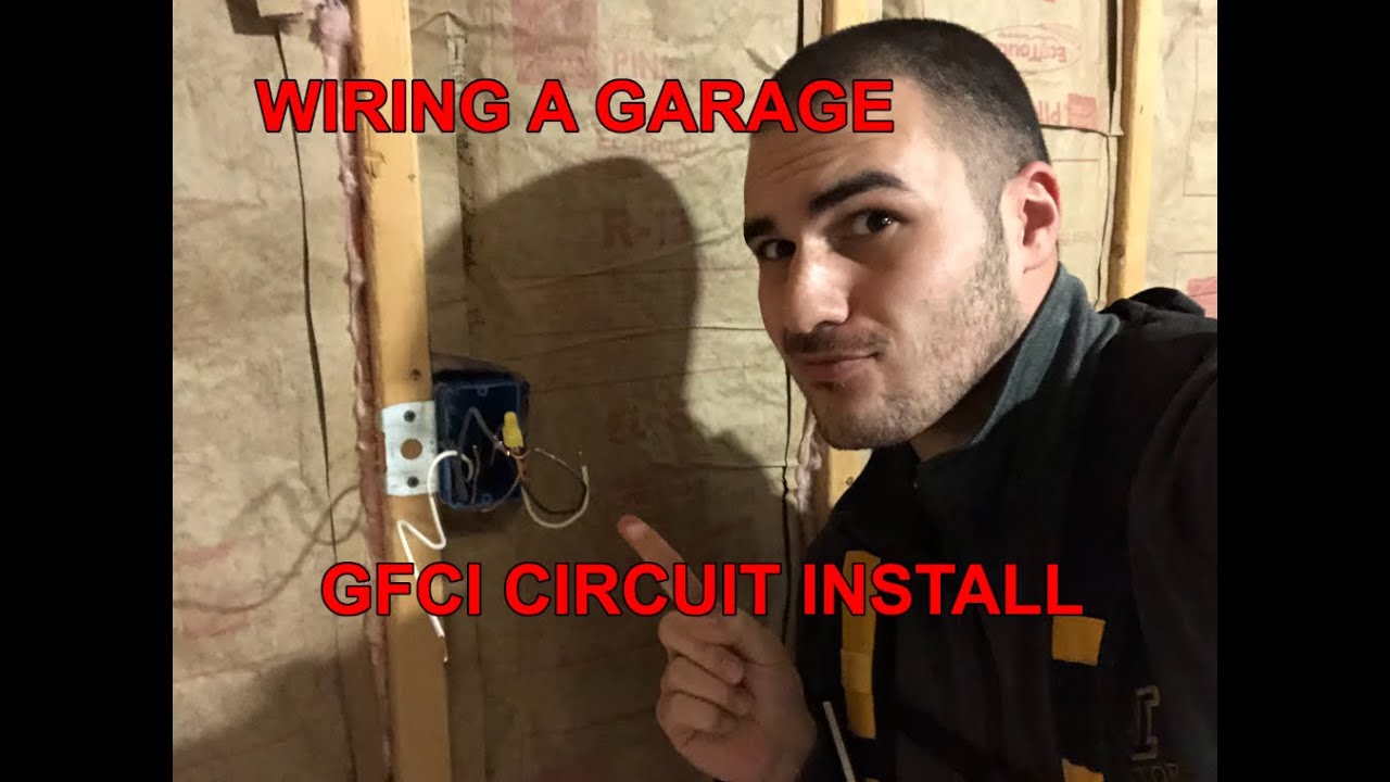 Garage Renovation: How to Install GFCI Outlets - YouTube