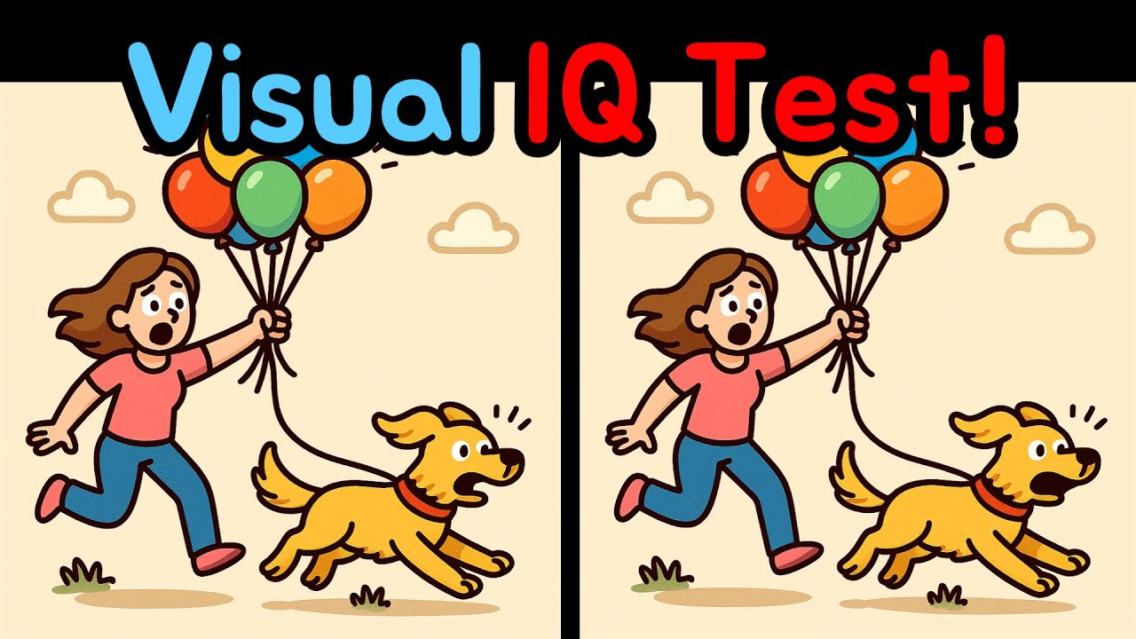 Spot The Difference: Visual IQ Test! [Find The Difference] - YouTube