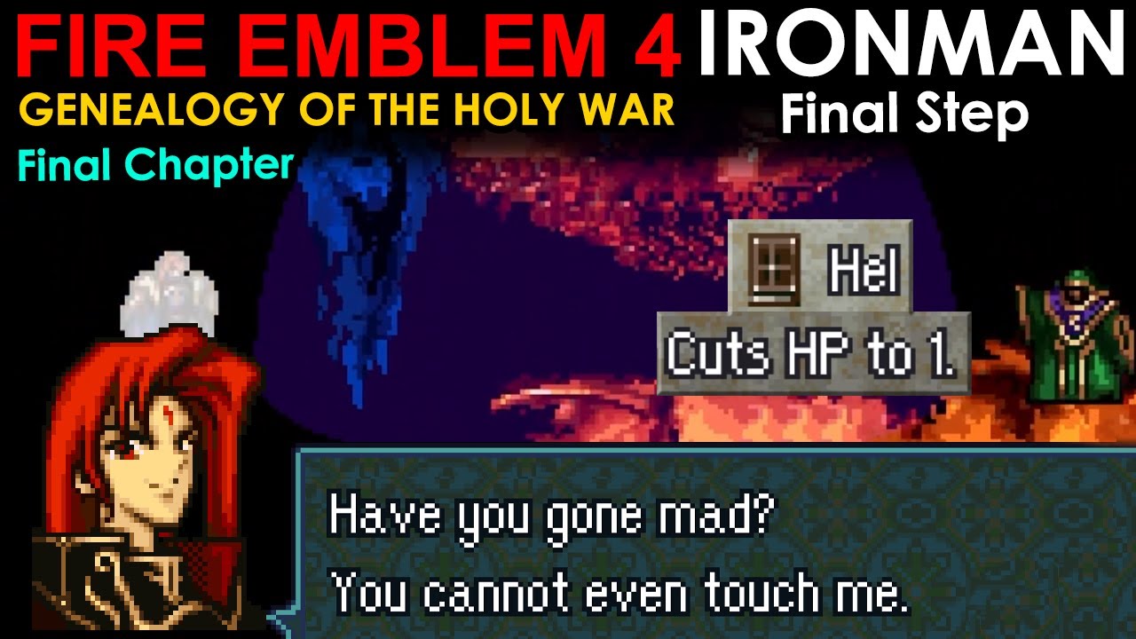 FE4 Final Step: Defeat Julius with a 33% hit rate Hel from a berserked ...