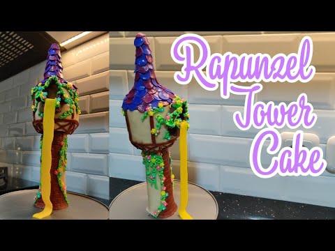 KUE ULANG TAHUN ANAK | OREO RAPUNZEL TOWER CAKE - YouTube