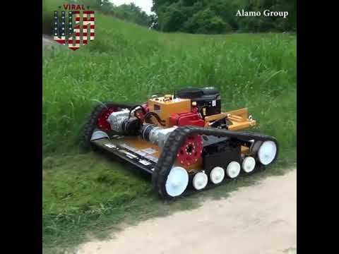 Ridge Runner Remote Controlled Rotary Mower - YouTube