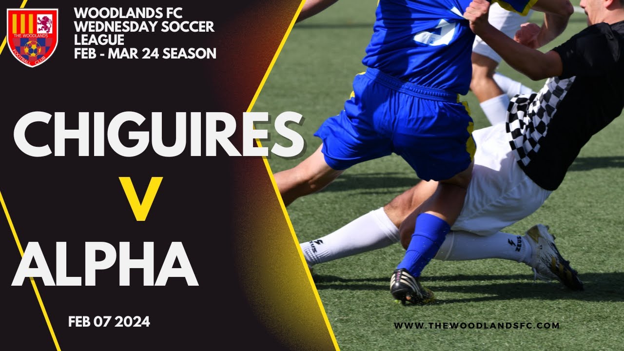 The Woodlands FC Wednesday League: Chiguires vs Alpha - YouTube