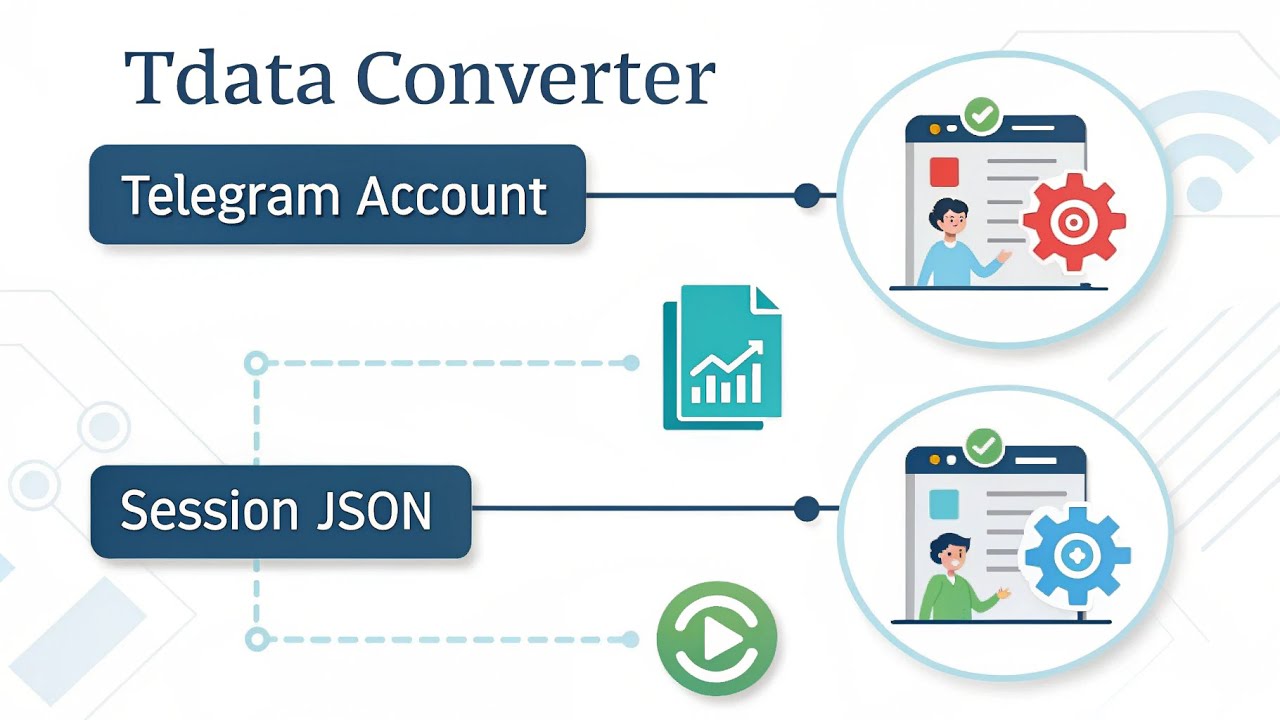 Tdata конвертер - как превратить аккаунт телеграмм в session json - YouTube