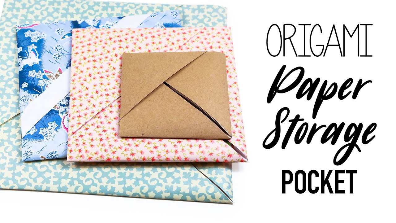 Origami Paper Storage Pocket DIY Tutorial Paper Kawaii YouTube origami-paper-storage-pocket-diy-tutorial-paper-kawaii-youtube