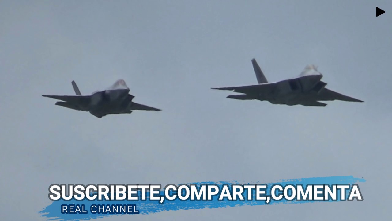 f 35 raptor vs t50 ruso listos para la guerra - YouTube