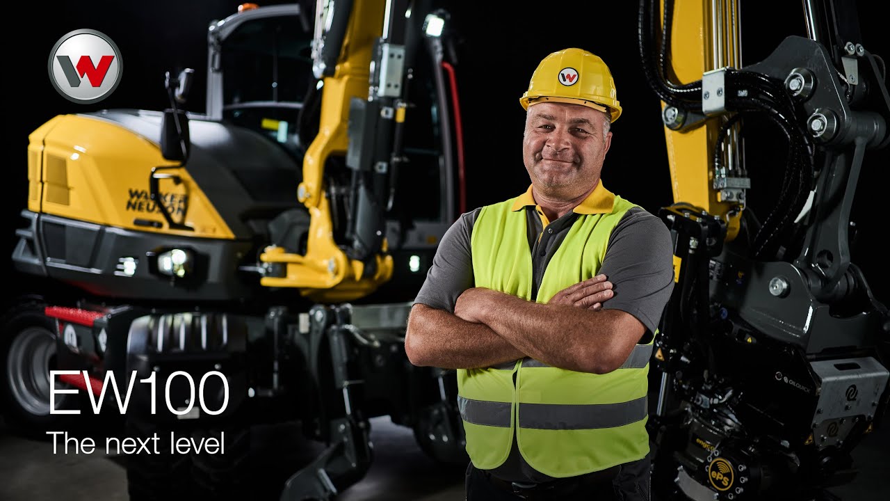 Der neue 10-Tonnen-Mobilbagger von Wacker Neuson: EW100 — The next ...
