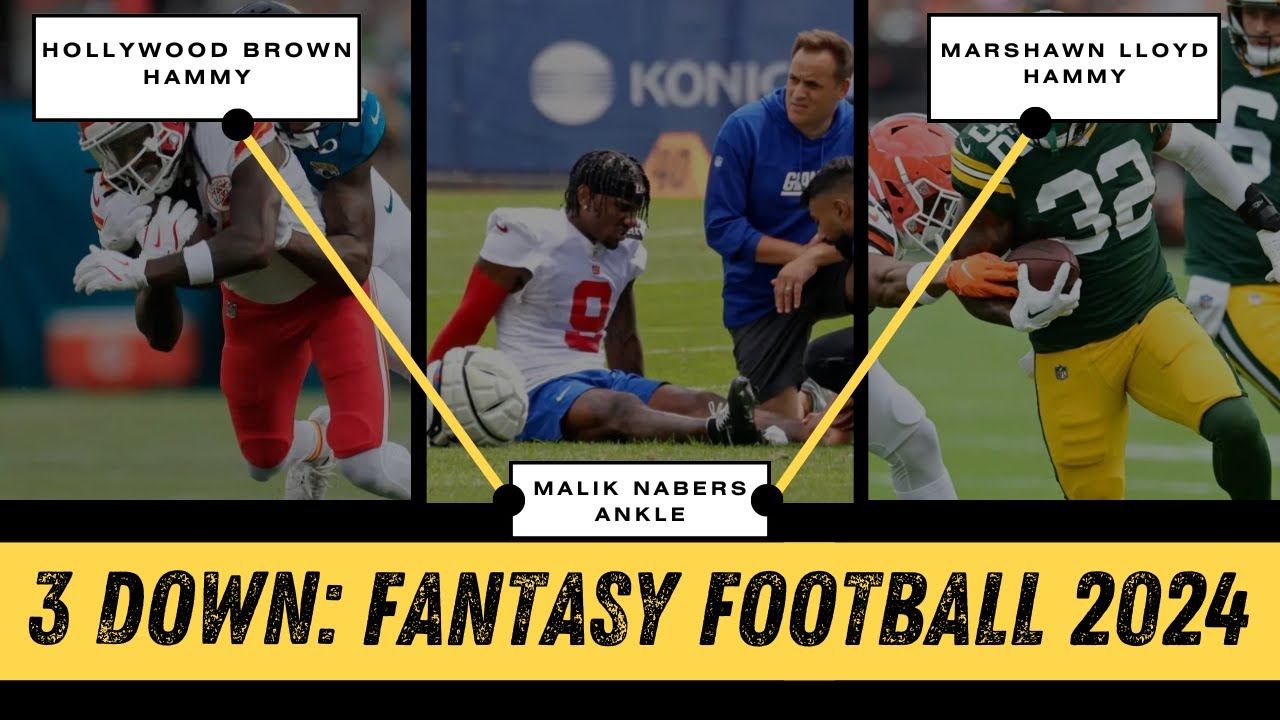 WEEK 1 PRESEASON INJURY FALLOUT: FANTASY FOOTBALL 2024 | # ...