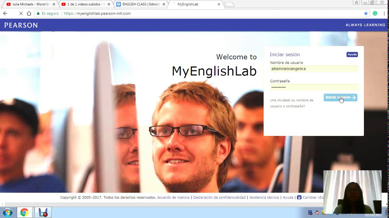 Como ingresar a MY ENGLISH LAB - YouTube