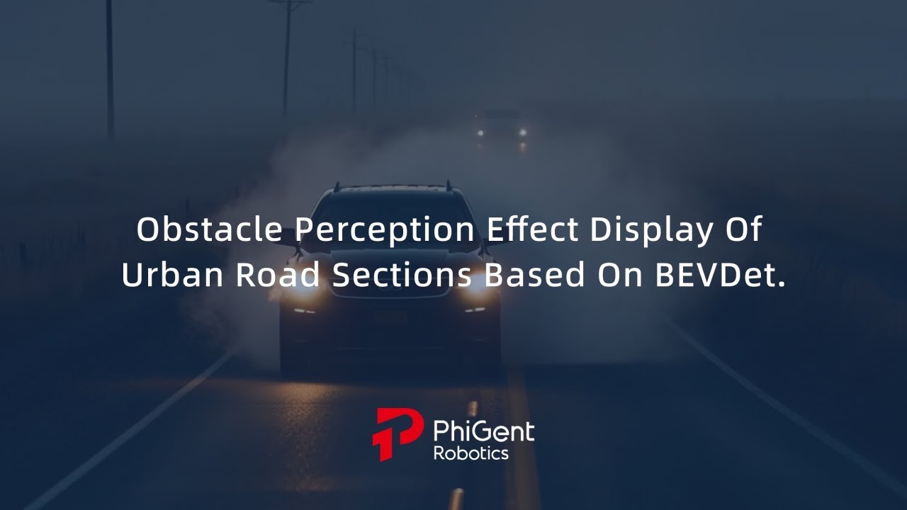 Obstacle perception effect display of urban road sections based on ...
