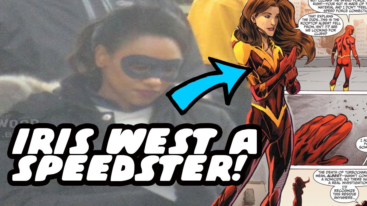 Iris West Is A Speedster Images Leaked - The Flash Season 4 - YouTube