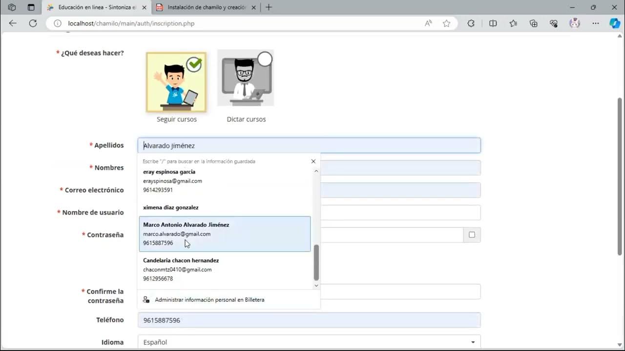 creación del curso y lecciones en Chamilo - YouTube