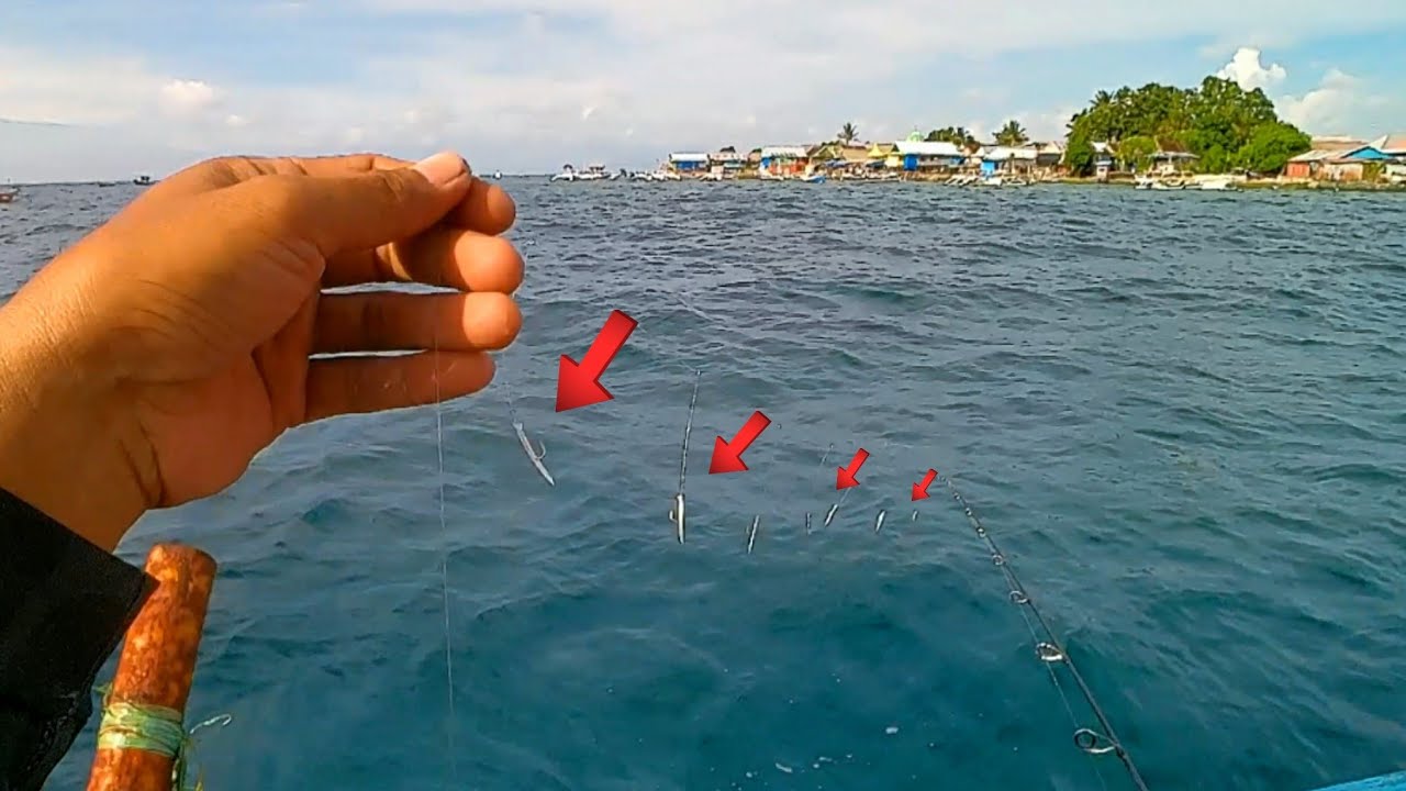 Mancing rintak di pulau podang podang makassar - YouTube