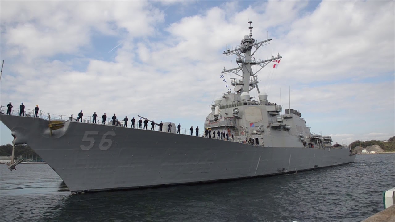 USS McCain returns to sea two years after fatal collision - YouTube