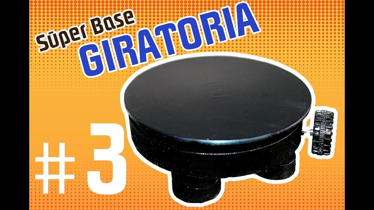 como hacer una base giratoria casera #3 - YouTube