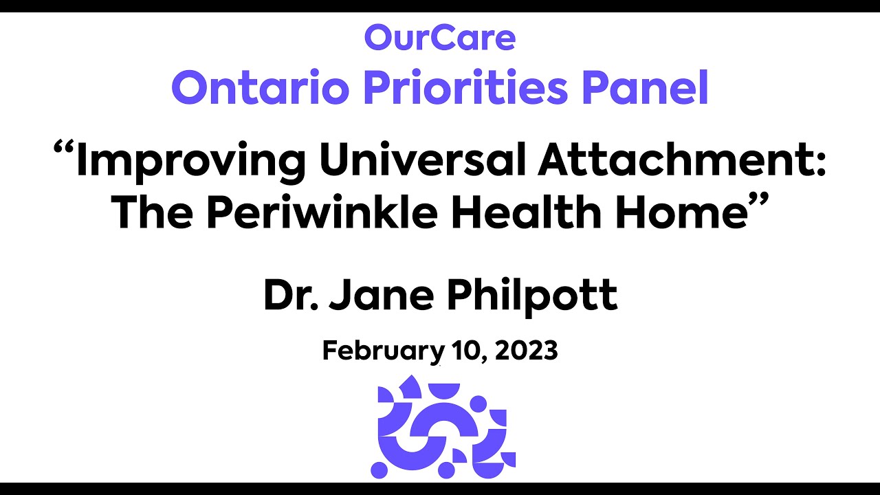 Improving Universal Attachment: The Periwinkle Health Home with Dr ...