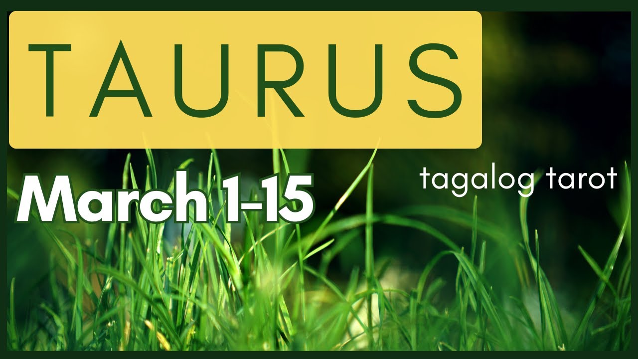 Wow! Stability sa iyong kaperahan ay parating! ♉️TAURUS MARCH 1-15 ...