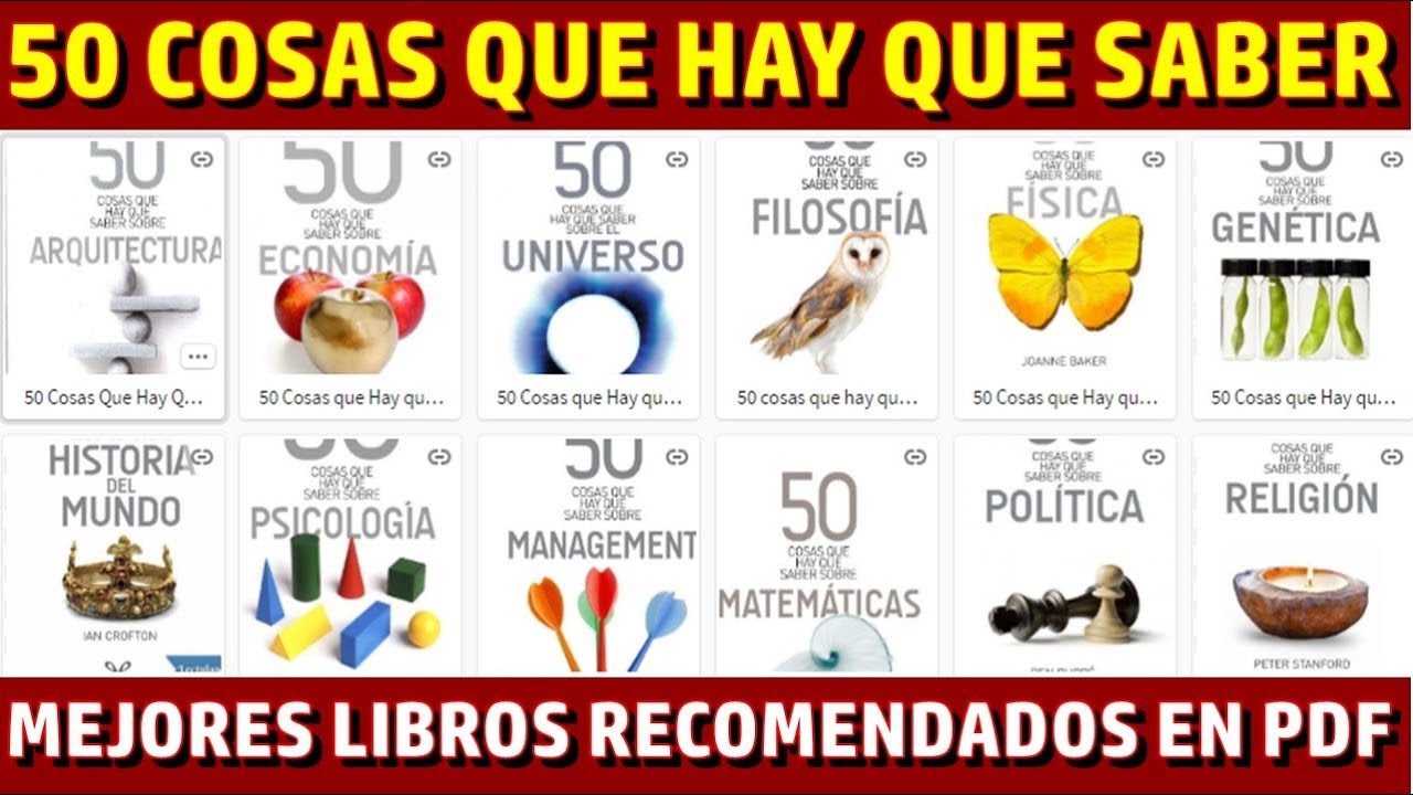 PACK de Libros 50 Cosas Que Hay Que Saber | en pdf - YouTube