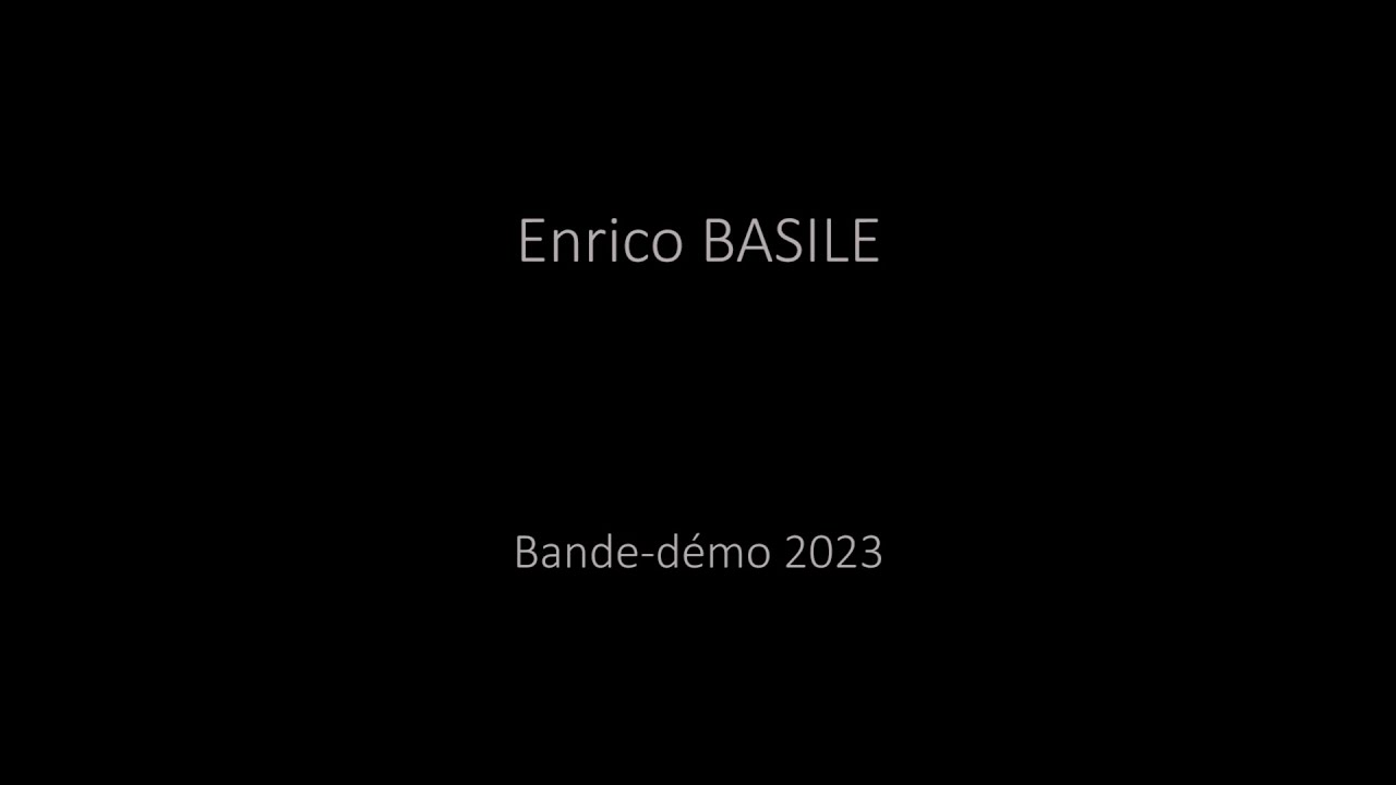 bande démo 2023 Basile Enrico - YouTube