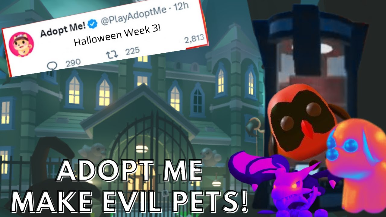 😲 OMG! Make EVIL 👹 Pets NOW Adopt Me! - YouTube