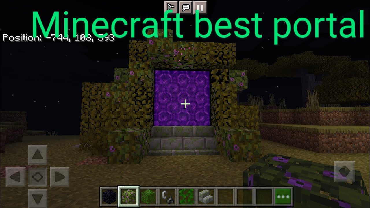 How to build Minecraft best portal🔥🔥 - YouTube