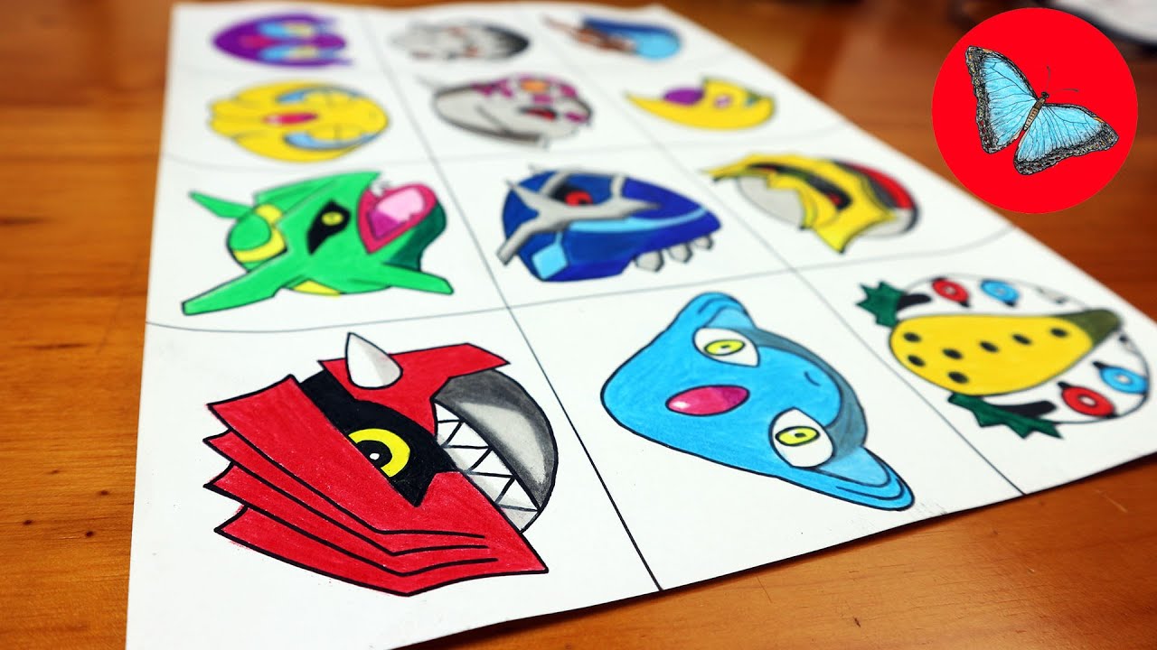 Drawing Legendary Pokemon Icons Part 2 - YouTube