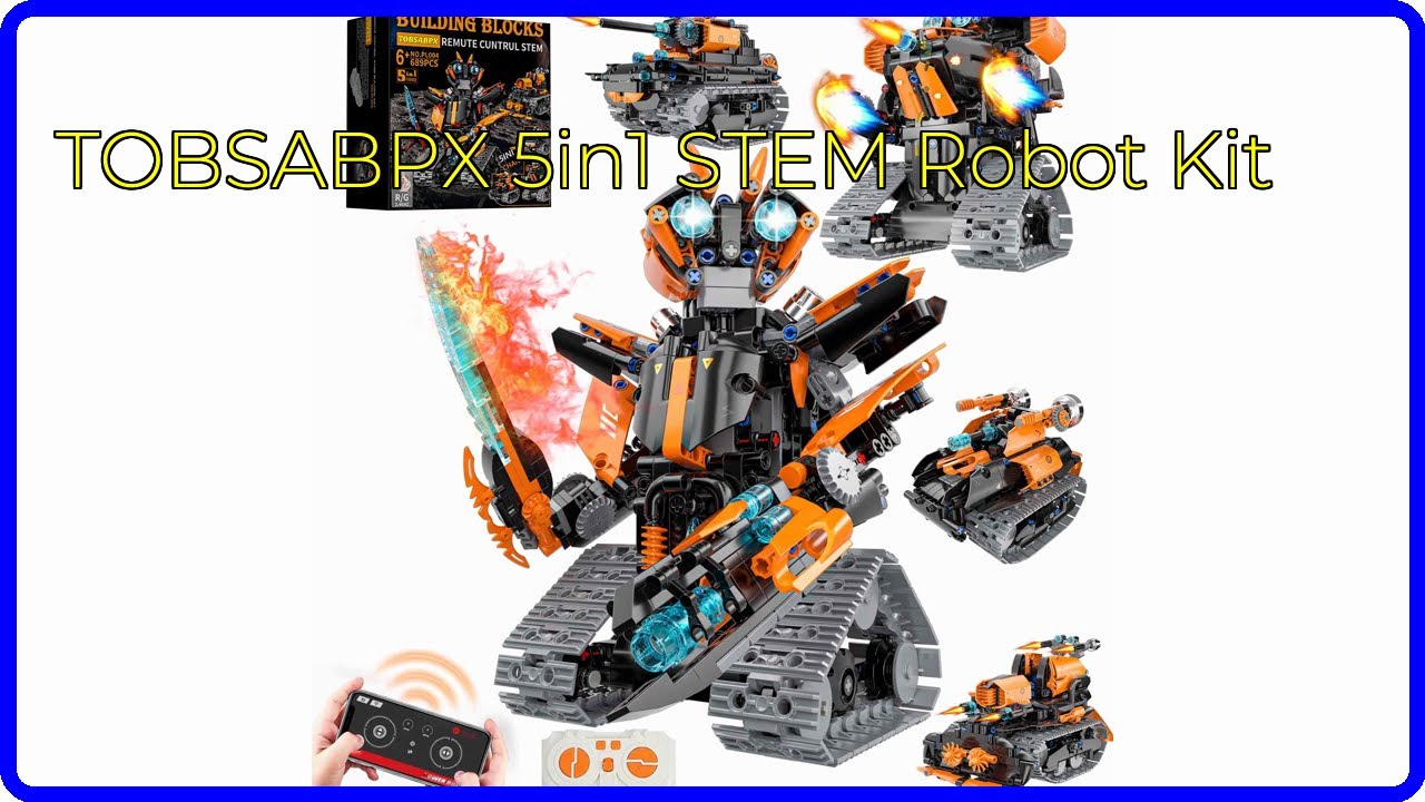 REVIEW (2024): TOBSABPX 5in1 STEM Robot Kit. ESSENTIAL details. - YouTube
