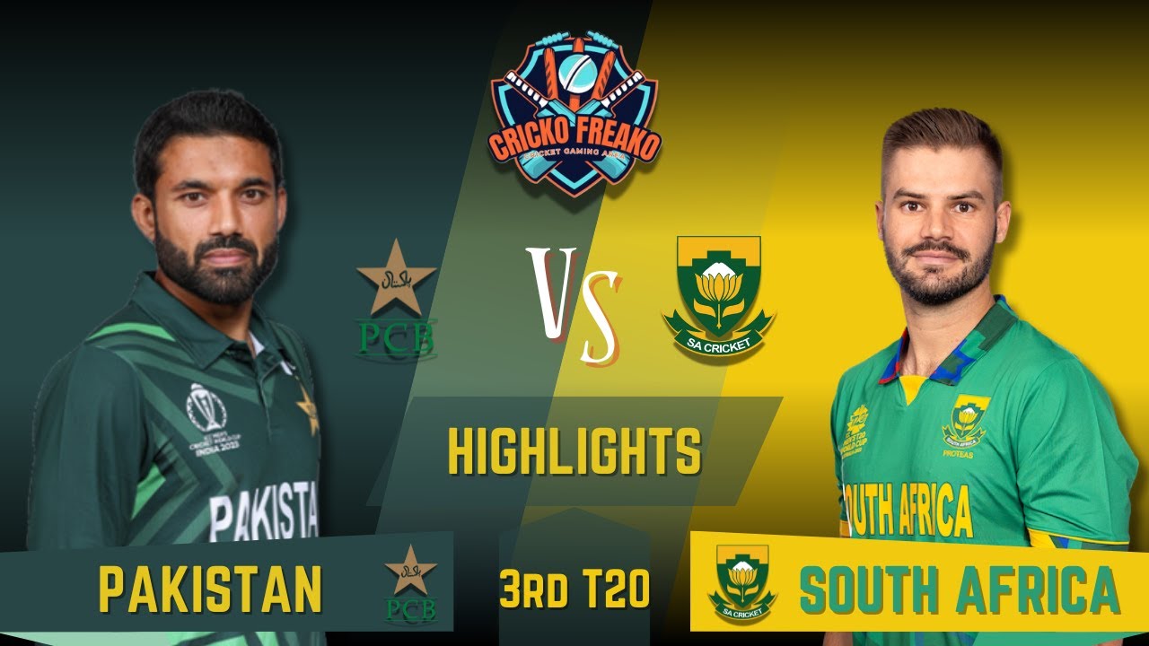 3rd T20 South Africa VS Pakistan | Pakistan Tour South Africa 2024 ...