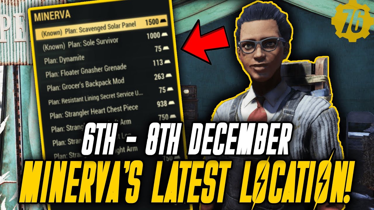 Fallout 76 Minerva Location | December 6th - 8th - YouTube