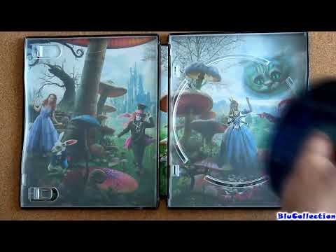 Alice in Wonderland BLU RAY IRONPACK unboxing review NOT Steelbook!