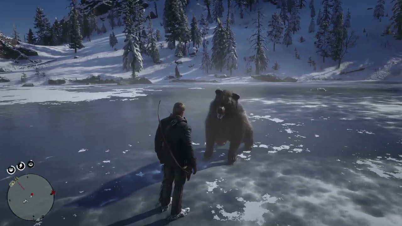 Arthur Stands His Ground VS Grizzly Bear - Red Dead Redemption 2 #rdr2 ...