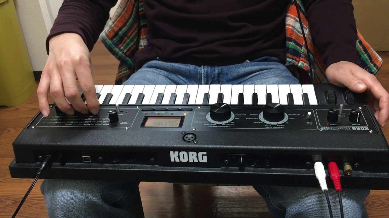 microKORG XL+ playing →【Turn The Knobs!】 - YouTube